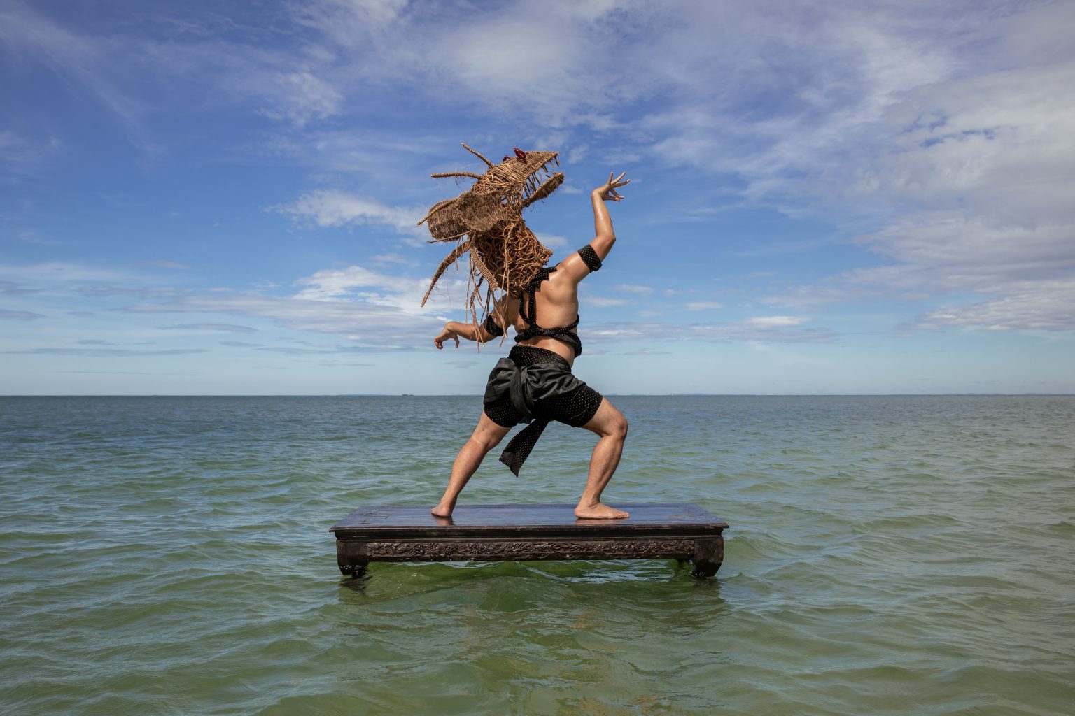 Make Water Famous – Environmental artist makes rain fall inside theatre