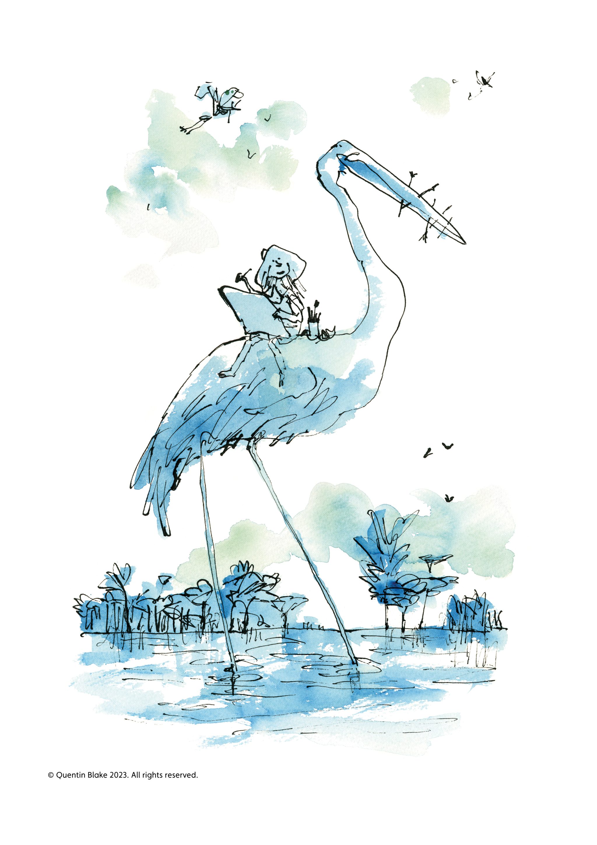 Make Water Famous – Quentin Blake celebrates wonders of wetlands